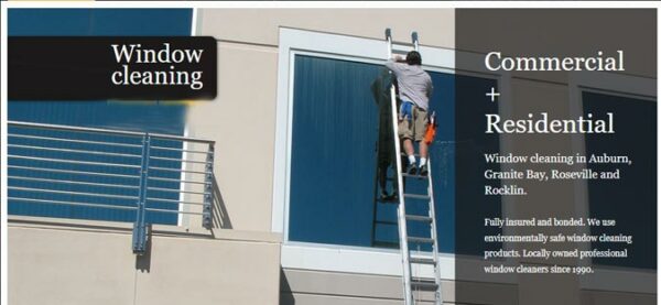 Paul Black's Window Cleaning serving Roseville and South Placer