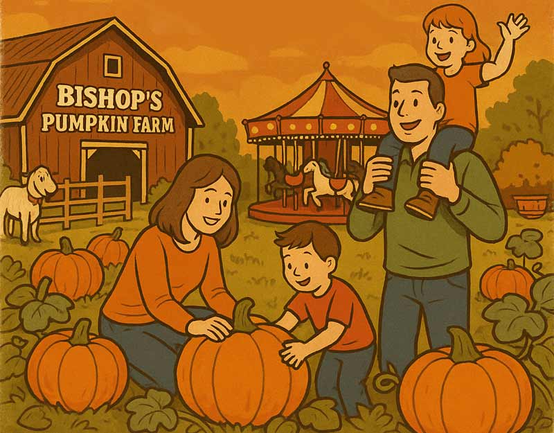 Bishop's Pumpkin Farm in Wheatland 2025